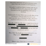 10 Examples of Book Dedications + Tips To Help You Write One