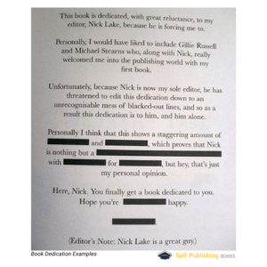 10 Examples of Book Dedications + Tips To Help You Write One