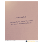 10 Examples of Book Dedications + Tips To Help You Write One