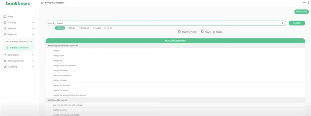 How to Use BookBeam for KDP Keyword Research in 5 Steps